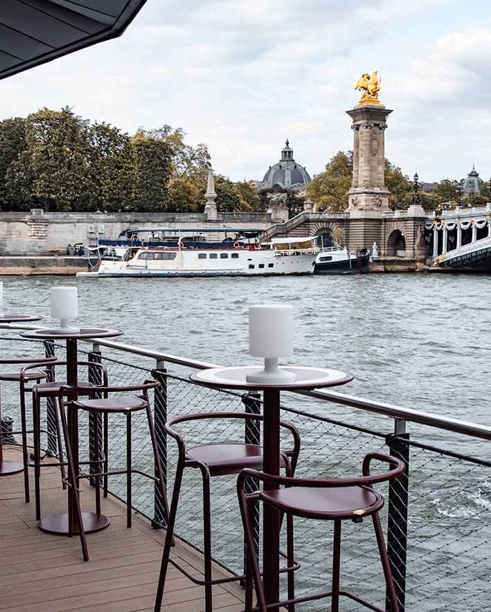 Riviera Fuga : Restaurant péniche à Paris